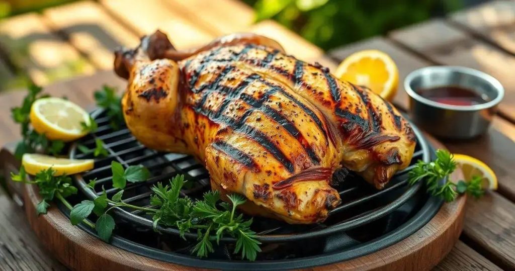 Como Fazer Frango No Grill Redondo?