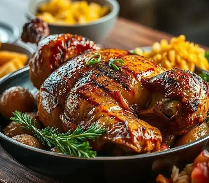 Frango Atropelado na Chapa: Receita Rústica e Saborosa