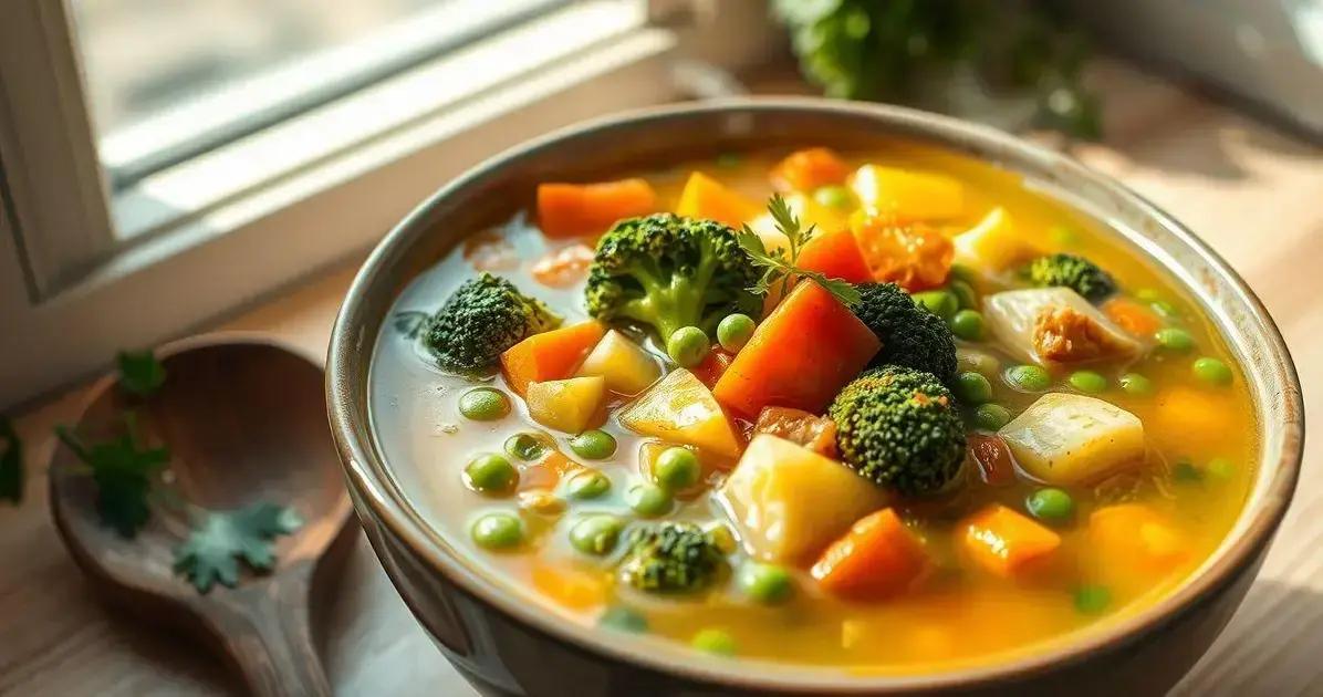 Sopa De Legumes Caseira: Receita Nutritiva E Rápida