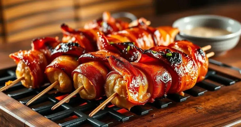 Como Fazer Espetinho De Medalhão De Frango Com Bacon?