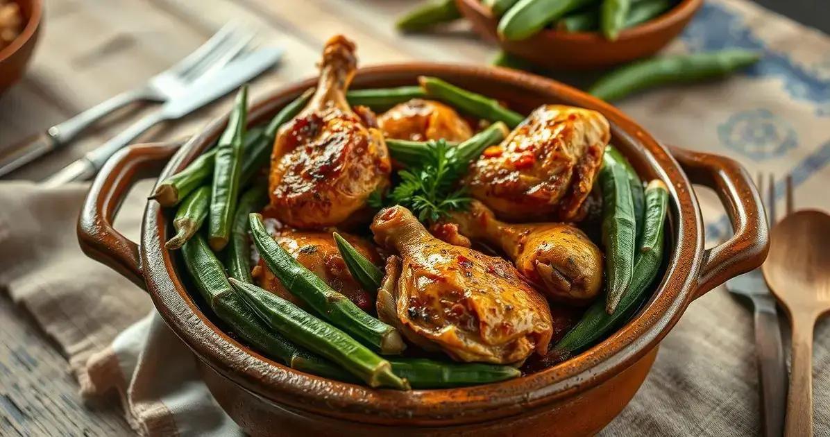 Como Fazer Frango Caipira Refogado Com Quiabo?