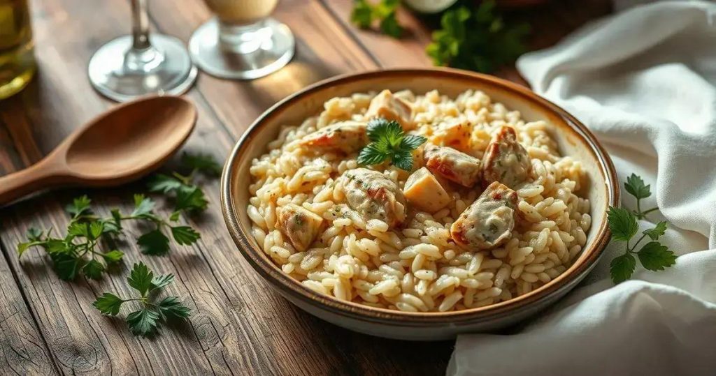 Como Fazer Risoto De Frango Com Creme De Leite?