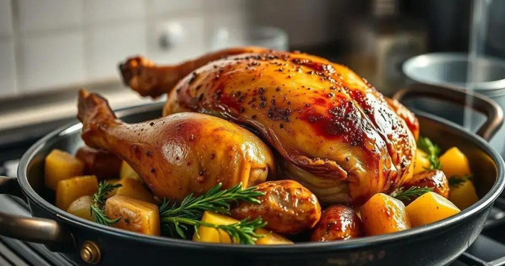 Posição Do Frango Na Assadeira: O Truque Que Melhora O Cozimento